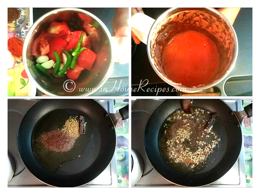 Tomato Garlic Chutney Recipe Spicy Momos Sauce - inHouseRecipes