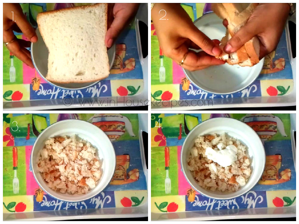 Instant Bread Idli Recipe - Made with Ready Bread - inHouseRecipes