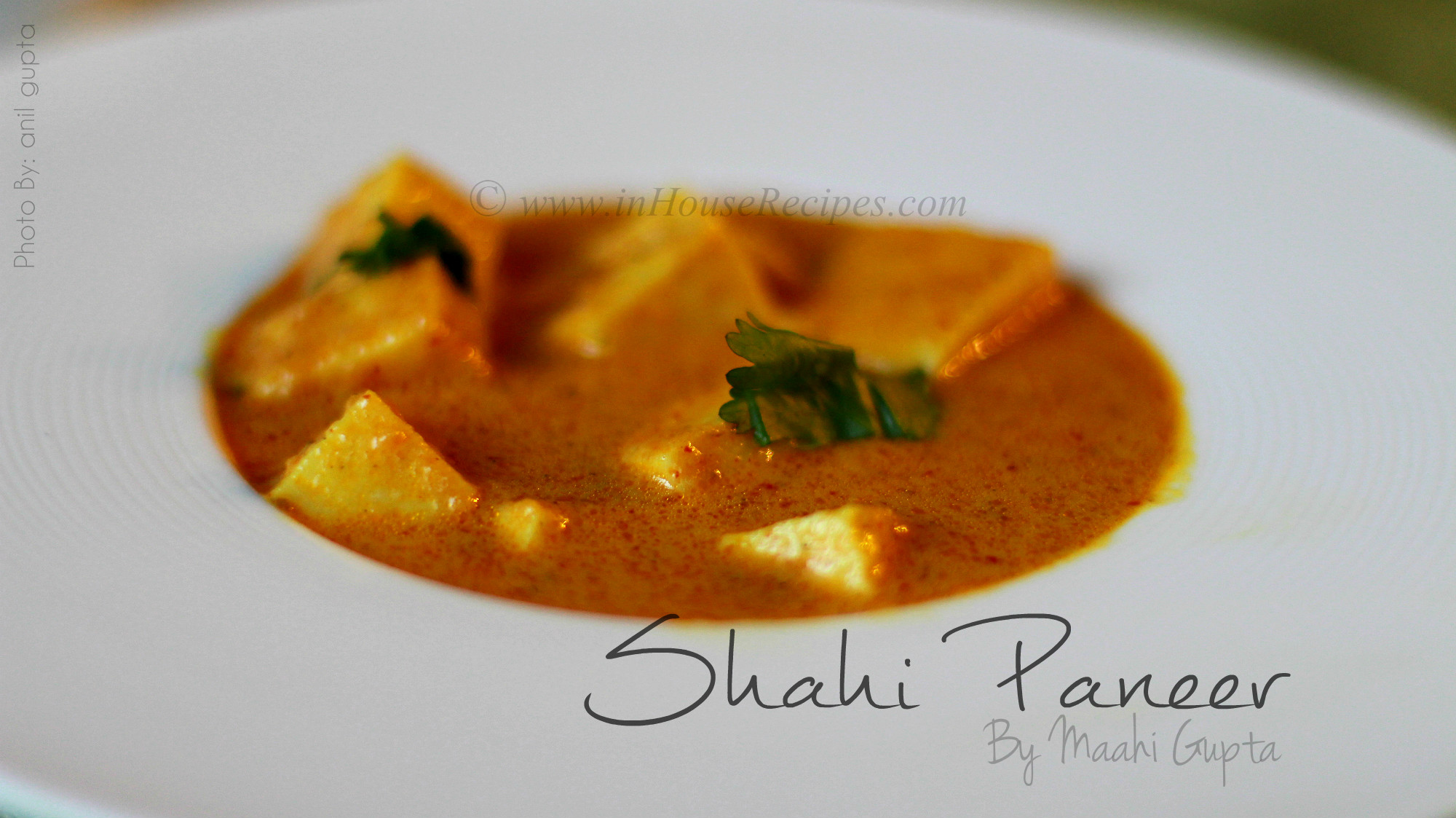 Shahi Paneer Recipe Restaurant Style Sunset Color ...