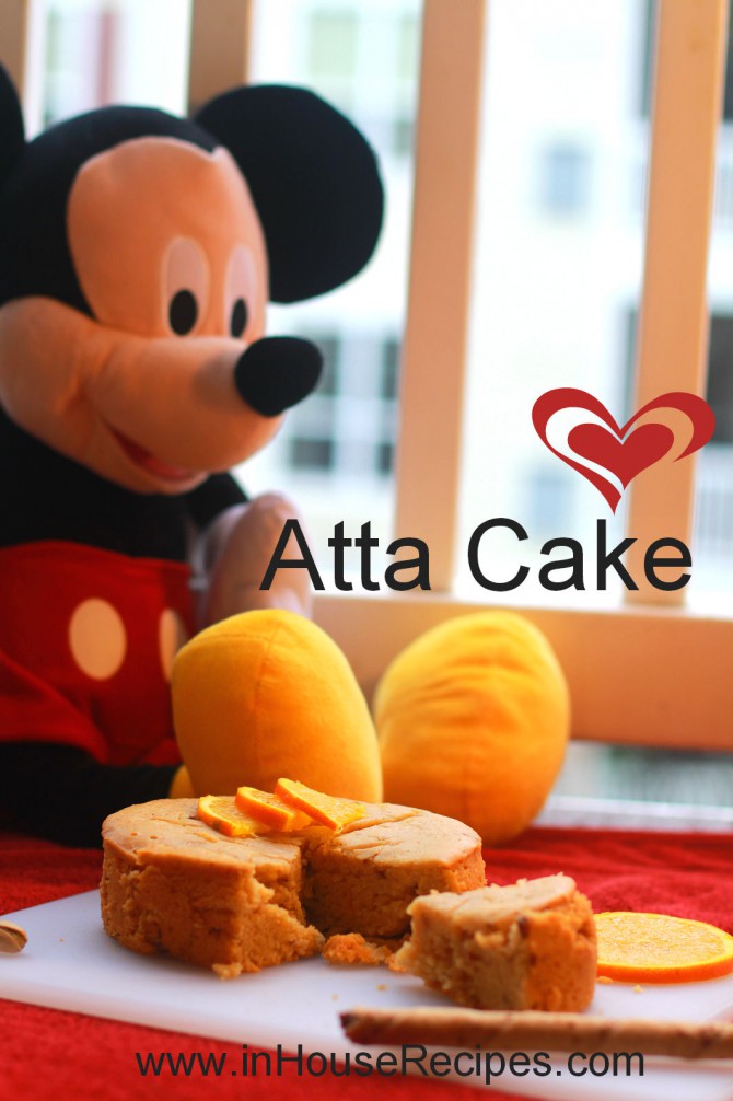 Eggless Atta Cake In Cooker Recipe - inHouseRecipesinHouseRecipes