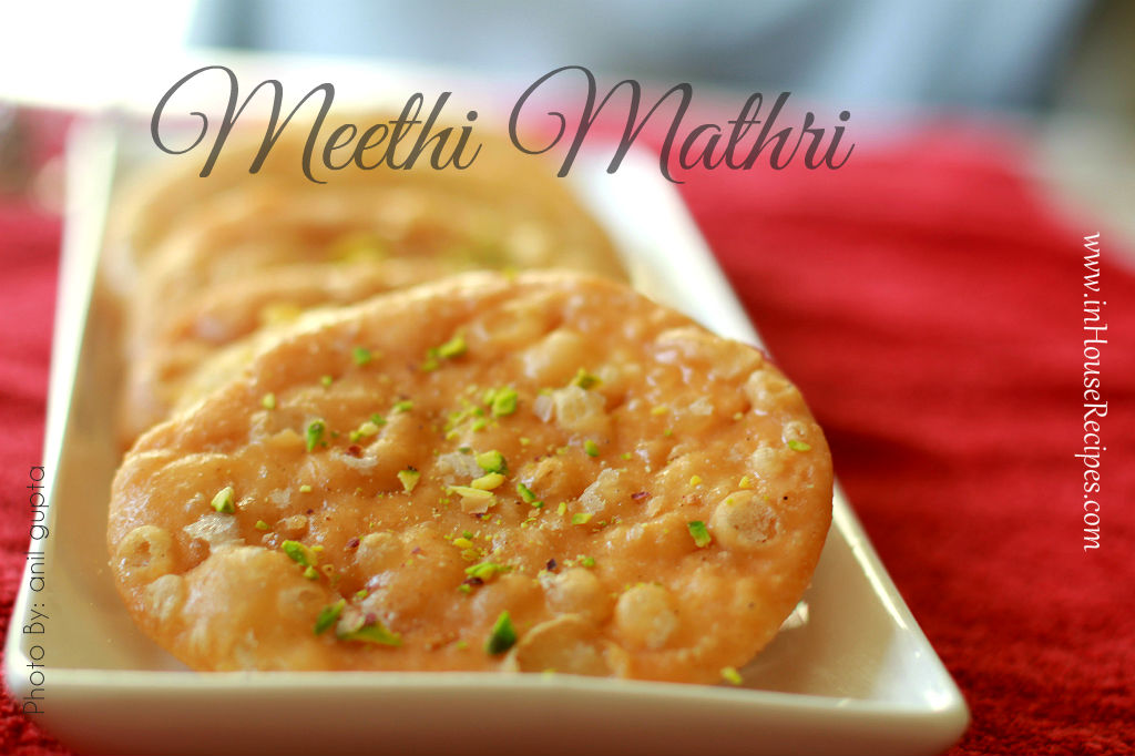Sweet Mathri Karwa Chauth Recipe [Pics] - inHouseRecipes