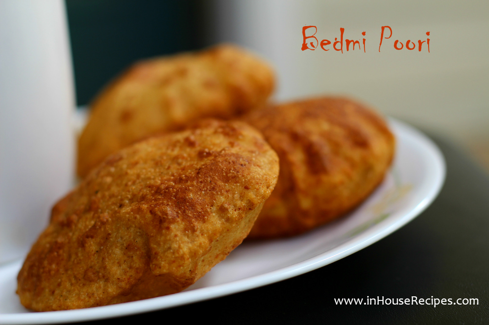 Bedmi Poori Recipe with Urad Dal - Video - inHouseRecipes