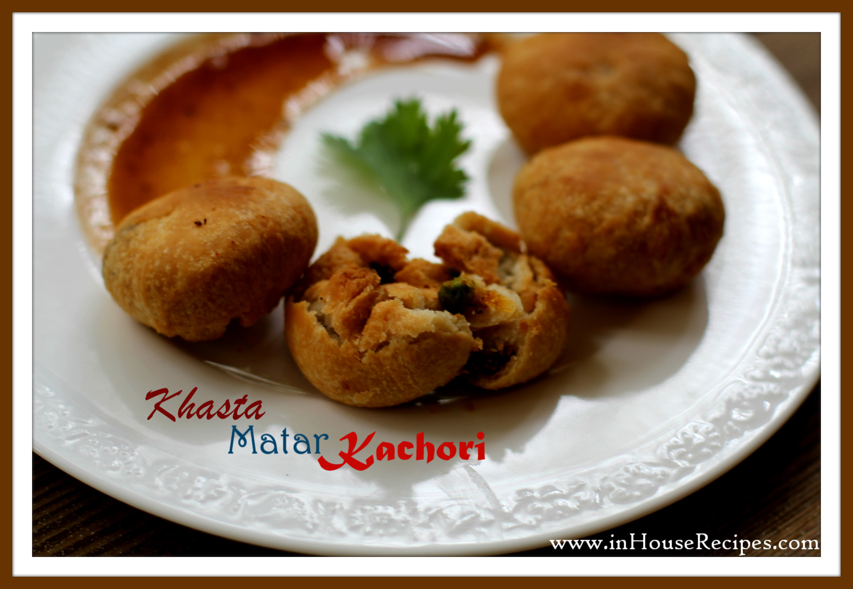 Khasta Matar Kachori Recipe - Video - inHouseRecipes